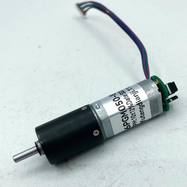 Quality FT-16PGM050 12 24 Volt Low Speed High Torque High Precision High Efficiency Sun Planet Gear Structure Reduction Motor Install Hall Encoder for sale