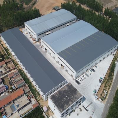 China Prefab Steel Structure Warehouse ASTM A36 with Glass Wool Insulation for sale