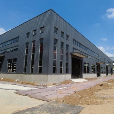 China Prefab Light Steel Structure Warehouse with H-Section Beams for sale