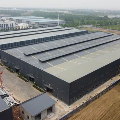 China Steel Structure Garment Factory Building Multi Spans Workshop for sale