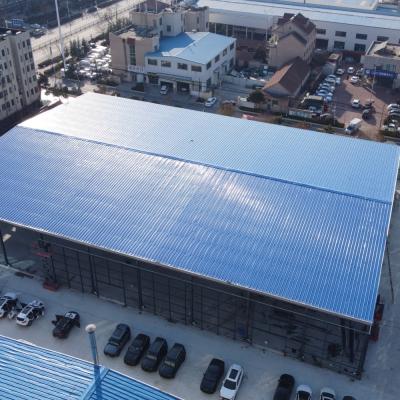 China Pre Engineered Steel Building Workshop Portal Frame Sandwich Panel for sale