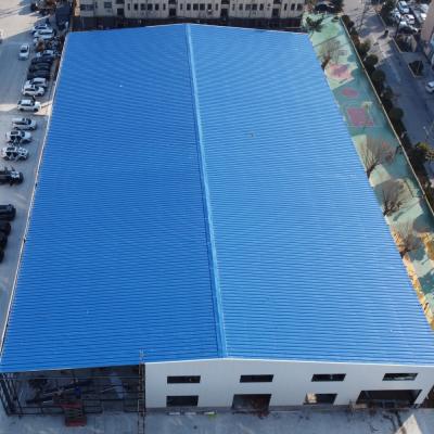 China Auto Repair Garage Steel Frame Building with Glass Wool Panels for sale