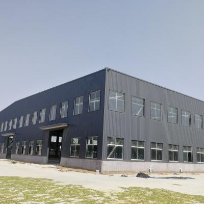 China Prefab Steel Structure Warehouse with Insulated or Single Sheet Cladding for sale