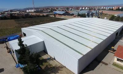China Prefabricated Steel Structure Workshop with Galvanized or Painted Finish for sale