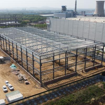 China Large Span Pre Engineered Steel Buildings with Crane Support for sale