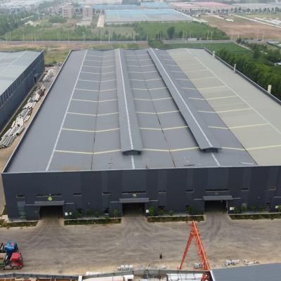 China Prefab Steel Structure Warehouse with Overhead Crane Q235B Q355B for sale