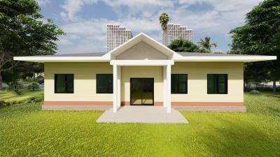 China Prefabricated Steel Structure House with Glass Wool Insulation for sale