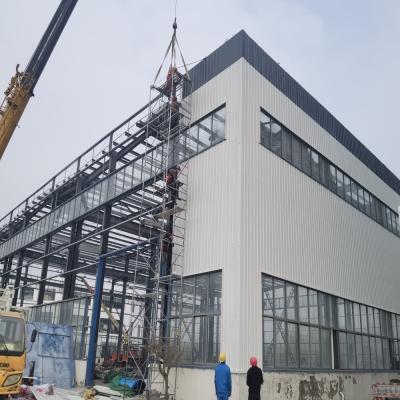 China Prefab Steel Portal Frame Building with H-Section Beams and Columns for sale