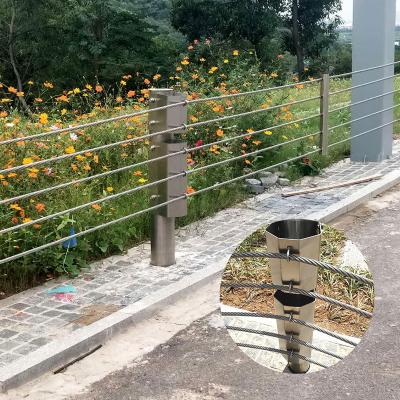 Cina Sicurezza stradale Cornici di protezione flessibili Barriere per cavi di filo di acciaio a colori personalizzati in vendita