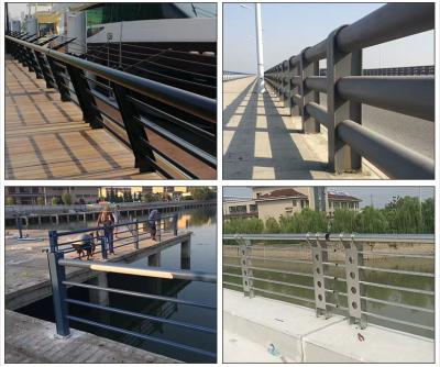 China Hoge sterkte roestvrijstalen verbindingsbrugbeveiligingsrail Veiligheidsbarrièrebeveiligingsrail Te koop