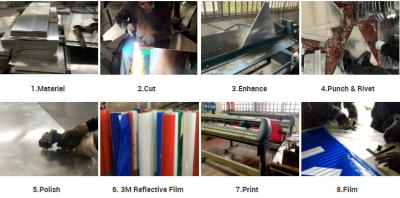 Cina Sicurezza stradale Tavola di segnale stradale riflettente con materiale in lamiera di alluminio in vendita