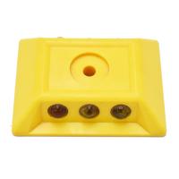 China Red Road Marking Plastic Square Road Stud IP68 Certificate for sale