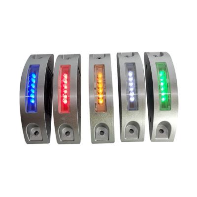 China High Visible Solar Cast Aluminum Semicircle Road Stud Cat Eye for Traffic Safety for sale