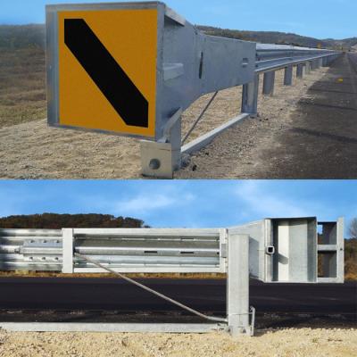 Cina Traffic Barrier Used Guard RailSKT350 Ends Highway Guardrail per la protezione della sicurezza stradale in vendita