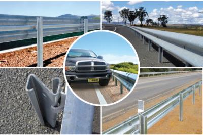 Cina Ezy-Guard Smart Highway Guardrail Post Standard AASHTO M-180 per la sicurezza all'aperto in vendita