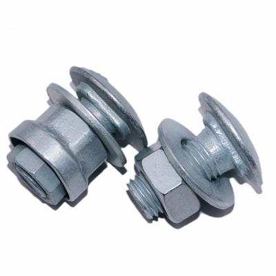 Cina Controllo della folla multi-applicazione Stanchion Long Shank Eye Bolt con Noce e Lavatrice in vendita