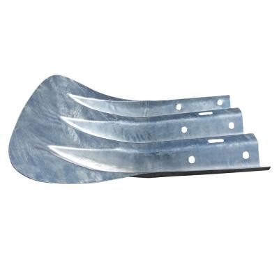 China Terminal de aço personalizado End Highway Guardrail Fishtail End para a segurança do tráfego rodoviário à venda