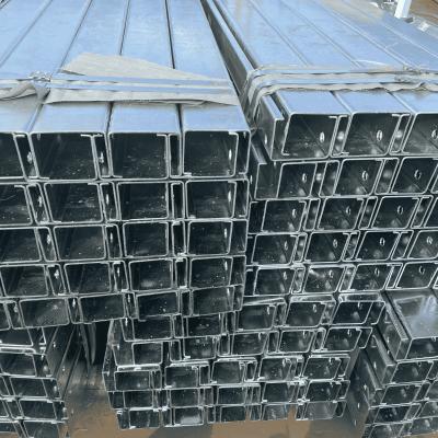 Cina Dimensioni personalizzate galvanizzate a caldo in acciaio inossidabile C post per corrimano stradale in vendita