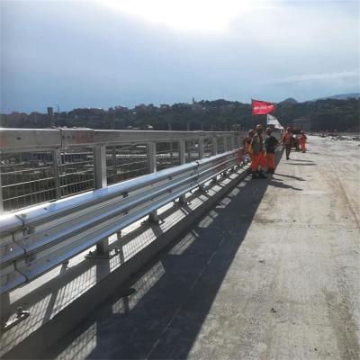 Cina Rivestimento di zinco personalizzato Thrie Beam Highway Guardrail con e caratteristiche di sicurezza migliorate in vendita