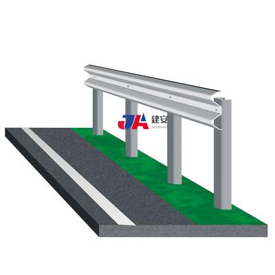 中国 Q345 SJ345R材料とISO9001/TUV/BV/CE証明書を持つ道路安全鋼障壁 販売のため