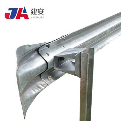 China Anticorrosivo Segurança ao ar livre Estrada de guarda Fim das asas Fim do terminal de cauda de peixe de aço à venda