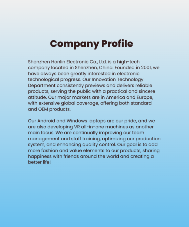 Manufacturer facility overview