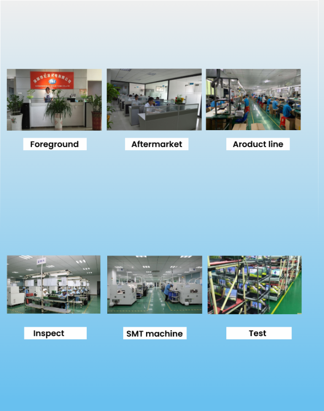 Production line for laptops