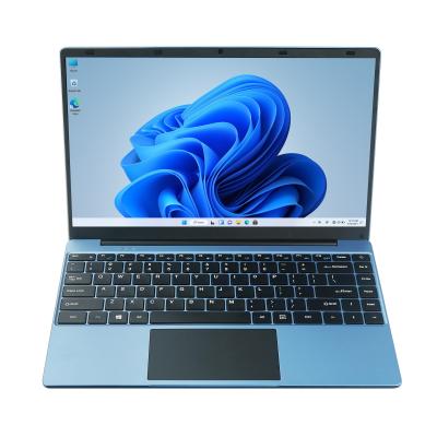 Chine 14.1 pouces Bule Laptop J4125 CPU 8 Go de RAM 256 Go de stockage Full HD IPS Affichage 5000mAh Batterie Windows 10 Matériau plastique à vendre
