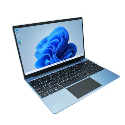 China 14.1inch Bule Laptop J4125 CPU 8GB RAM 256GB Storage Full HD IPS Display 5000mAh Battery Windows 10 Plastic Material for sale