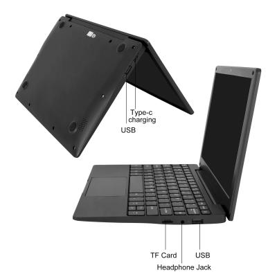 China 10.1 Inch A133 Android 12 Laptop Business Education Quad Core CPU 5000mAh Battery for sale