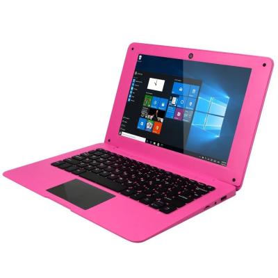 China 10.1 Inch Mini Notebook Computer Win 10 Z8350 IPS 2G 32G WLAN Display Ratio 16 10 Pink Color for sale