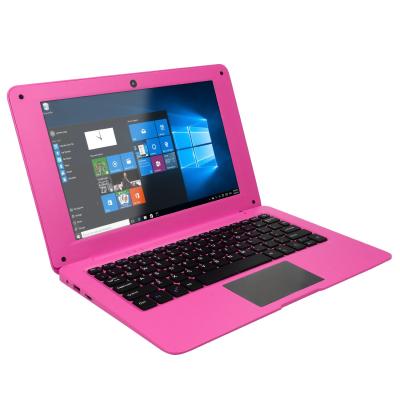 China Mini Portable Laptop Computer 10,1 inch met roze schermresolutie 1280*800 Win 10 Z8350 IPS 2G 32G Te koop