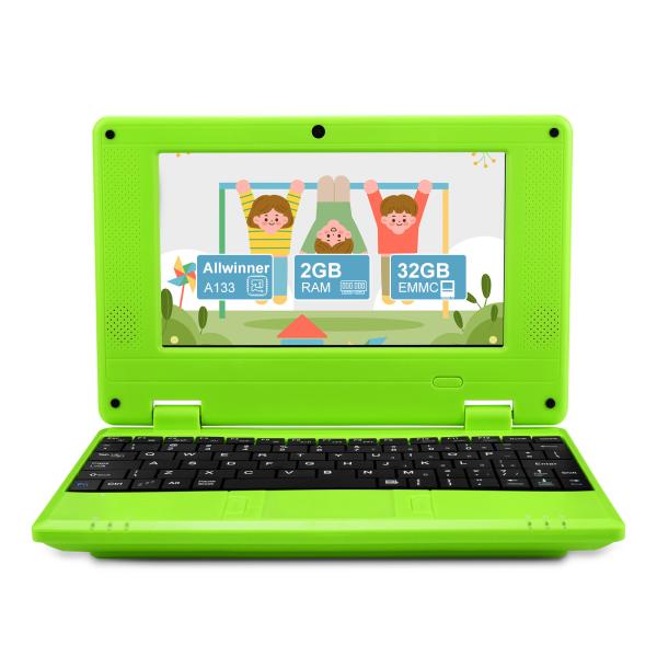 Quality Allwinner A133 7 inch Android Laptop 2GB RAM 32GB ROM Quad Core Processor Laptop for sale