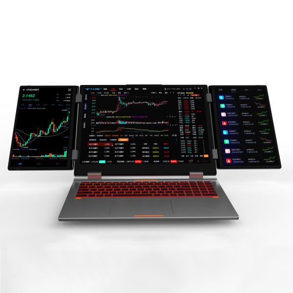 16-Inch Laptop with Triple Touchscreens, Dual-Channel DDR5, Keyboard Backlighting, Fingerprint Lock, and Intel Core i7-1260P CPU