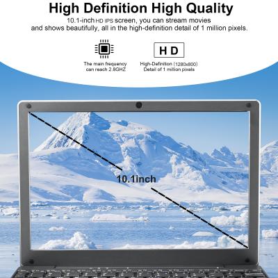 China 10.1 Inch Slim Portable Laptop with Intel N4000 Dual Core Processor and 128GB SSD for Home & Student for sale