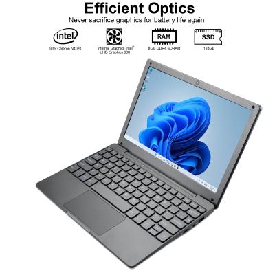 China 10.1 Inch Slim Portable Laptop with Intel N4000 Dual Core Processor and 128GB SSD for Home & Student for sale