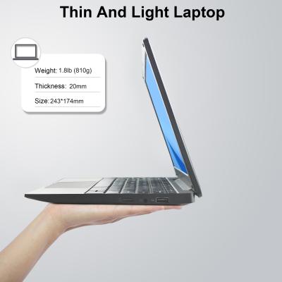 China 10.1 Inch Slim Portable Laptop with Intel N4000 Dual Core Processor and 128GB SSD for Home & Student for sale