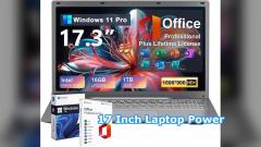17 Inch Laptop HD+ 16GB RAM 1TB SSD