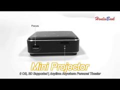 p11 mini smart dlp projector with built-in battery, amlogic t972 chip, and android 9.0 os