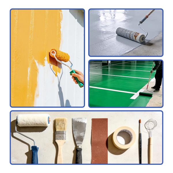 Quality Multi-Scene Epoxy Quartz Self-Leveling Flooring with Universal Compatibility for for sale
