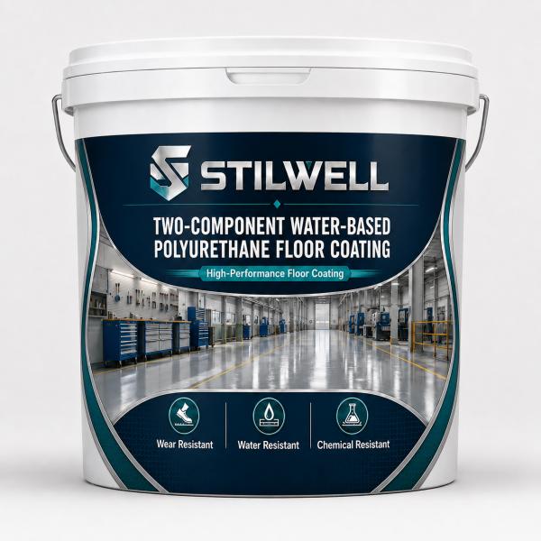 Quality Two Component Water Based Polyurethane Floor Coating Low VOC UV Resistant Heavy Duty Topcoat for sale