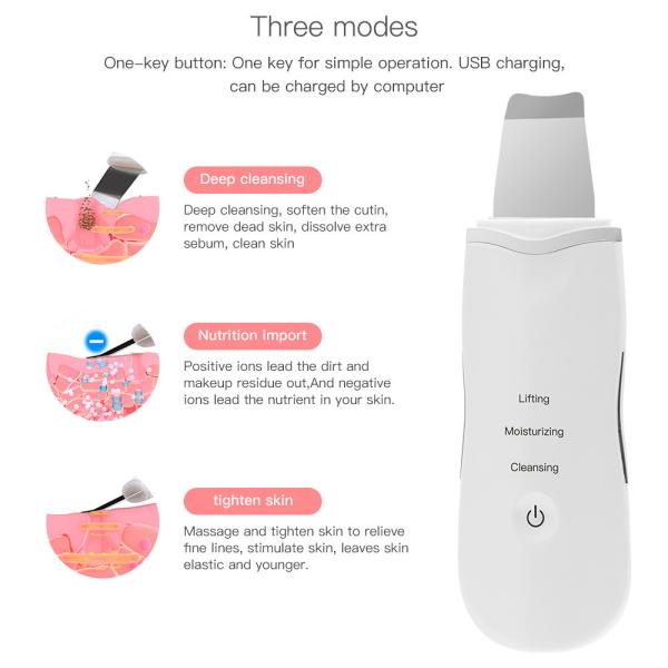 Quality Targeted Ultrasonic Facial Cleansing Device for Removing Pores and Dead Skin for sale