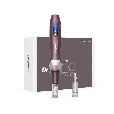Cina Dermapen elettrico 2023 A10 Derma Pen Aghi per il ringiovanimento della pelle e 5 livelli di velocità in vendita