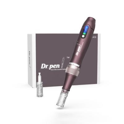 Cina Dermapen elettrico 2023 A10 Derma Pen Aghi per il ringiovanimento della pelle e 5 livelli di velocità in vendita