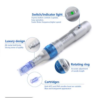 Cina Dr Pen Ultima A6 Microaghi elettrici per le labbra 1/3/7/9/12/24/36/42/aghi nano in vendita