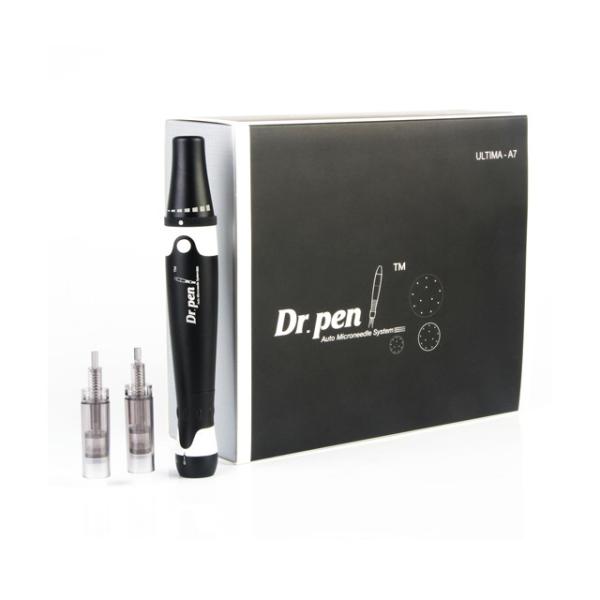 Quality Home Dr Pen A7 Microneedle Wireless Derma Pen with Surgical Steel Cartridge for sale