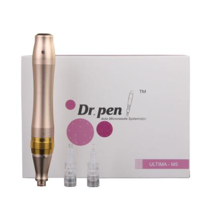 China Material de agulha de aço plástico e cirúrgico O segredo do sucesso da M5-C Gold Dermapen à venda