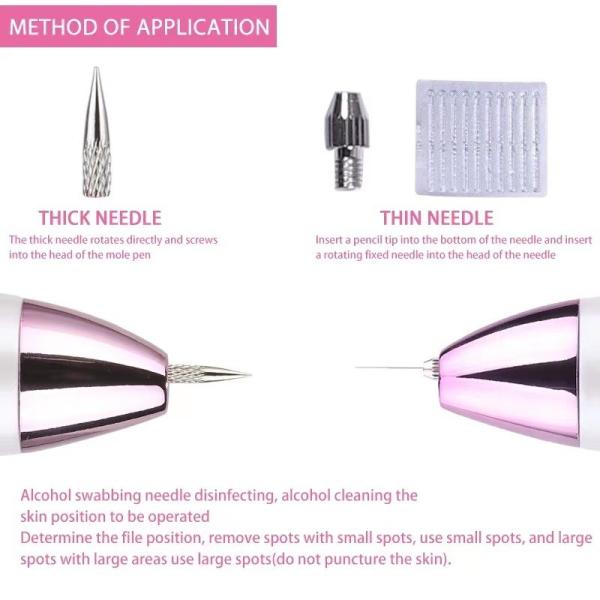 Quality 1-9 Power Intensity Levels Electric Beauty Freckle Removing Pen with Laser for sale