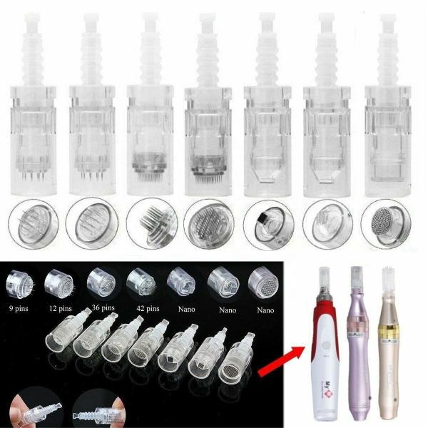 Quality Derma Rolling System with 1 3 5 7 9 12 24 36 42 Pins Nano Needle Cartridge Skin for sale