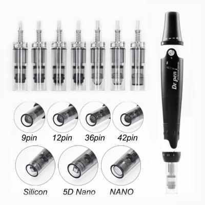 China Professionele Derma Pen Naaldpatronen voor A1 A6 A7 M5 M7 M8 A6S N2 MYM X5 E30 Te koop